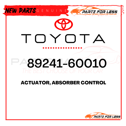 89241-60010 TOYOTA GENUINE ACTUATOR, ABSORBER CONTROL 8924160010 NEW ...