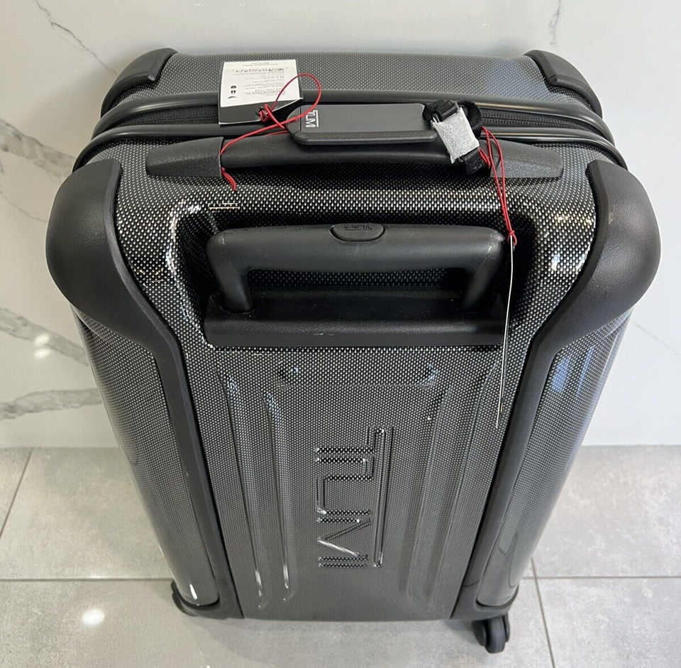 TUMI VAPOR 22" INTERNATIONAL CARRY-ON HARDCASE SPINNER LUGGAGE BLACK ...