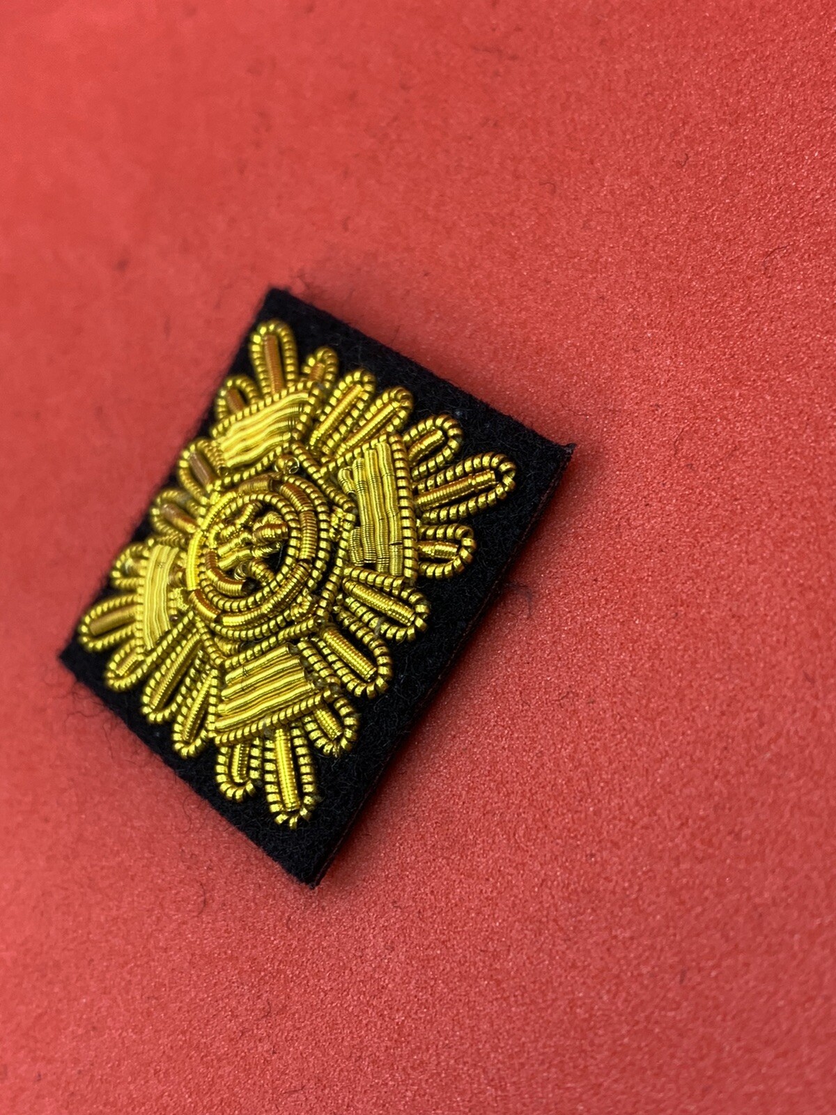 Epaulettes Shoulder Rank Gold Pips Hand Embroidered Bullion Wire Bath ...