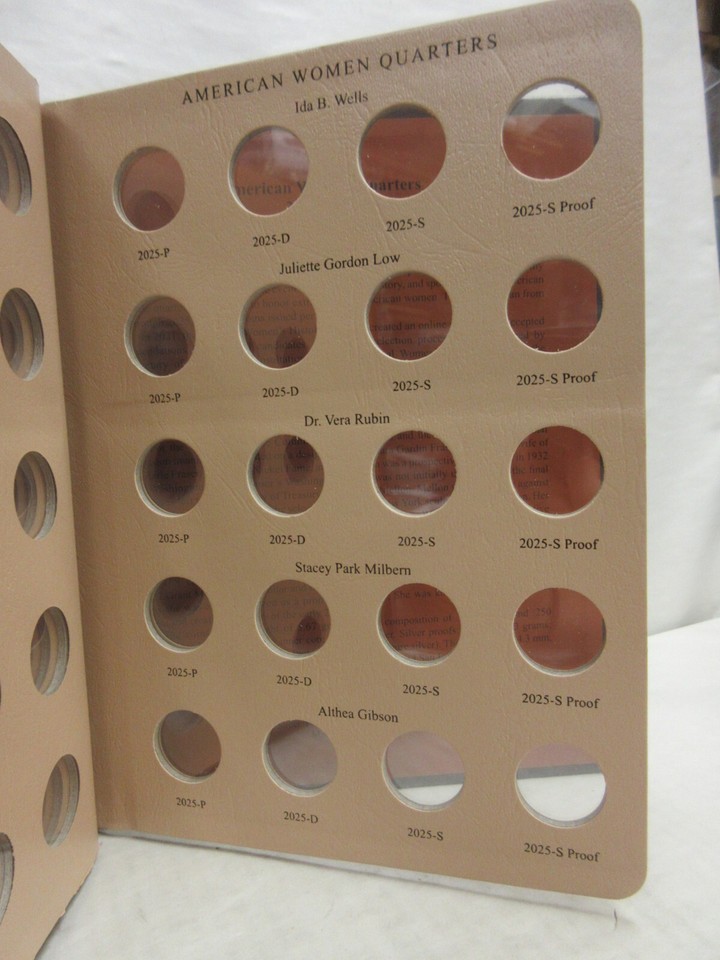 Dansco Coin Album #8141 American Women Quarters 2022-2025 with Proofs ...