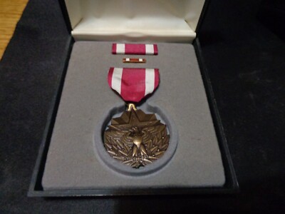 Military Meritorious Service Medal MSM Set Lapel Pin Ribbon Case NEW | eBay