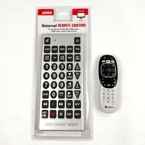 NOVELTY JUMBO UNIVERSAL REMOTE CONTROL TV VCR DVD CABLE | eBay