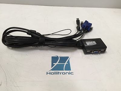 IOGEAR GCS22U - 2-Port USB KVM Switch - Black | eBay