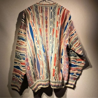GECCU 3D Textured Knit Sweater Coogi Style Men’s Multicolor Australia ...