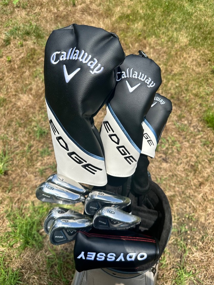 (NEW) Callaway Edge Complete Golf Set - Shaft Options RH & LH, NO BAG ...