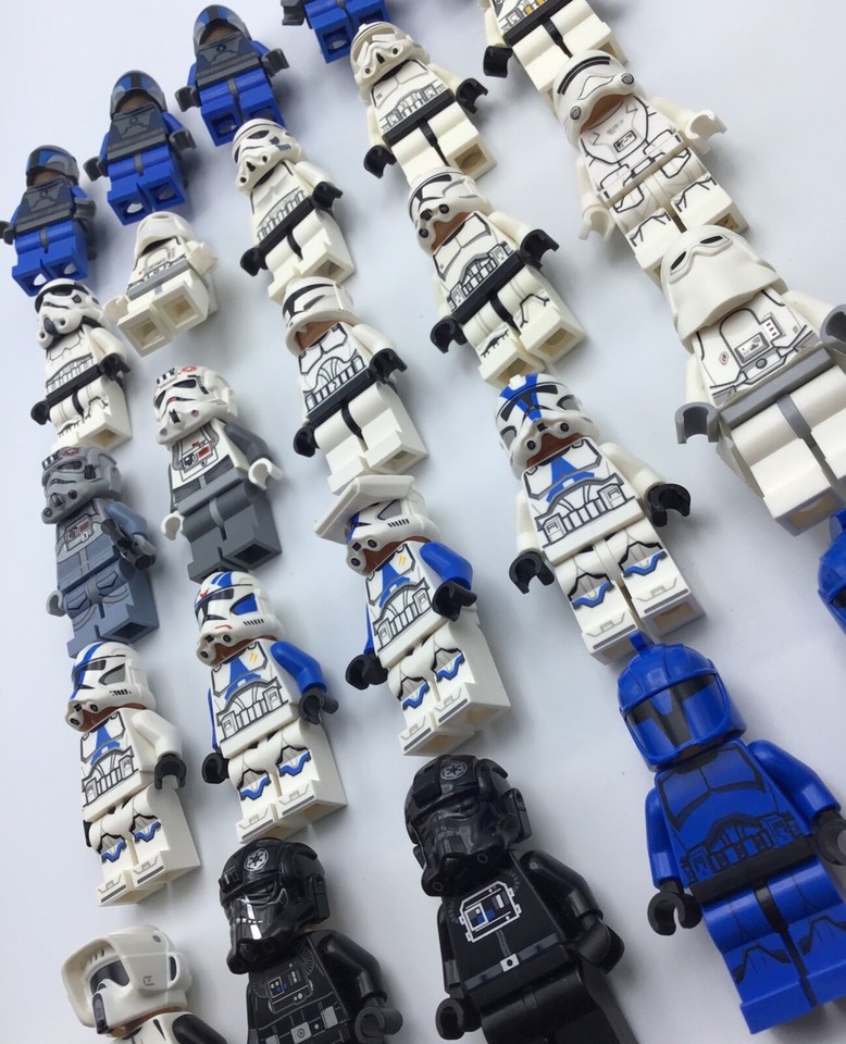 LEGO LOT OF 25 STAR WARS CLONE TROOPER MINIFIGURES STORMTROOPERS SENATE ...