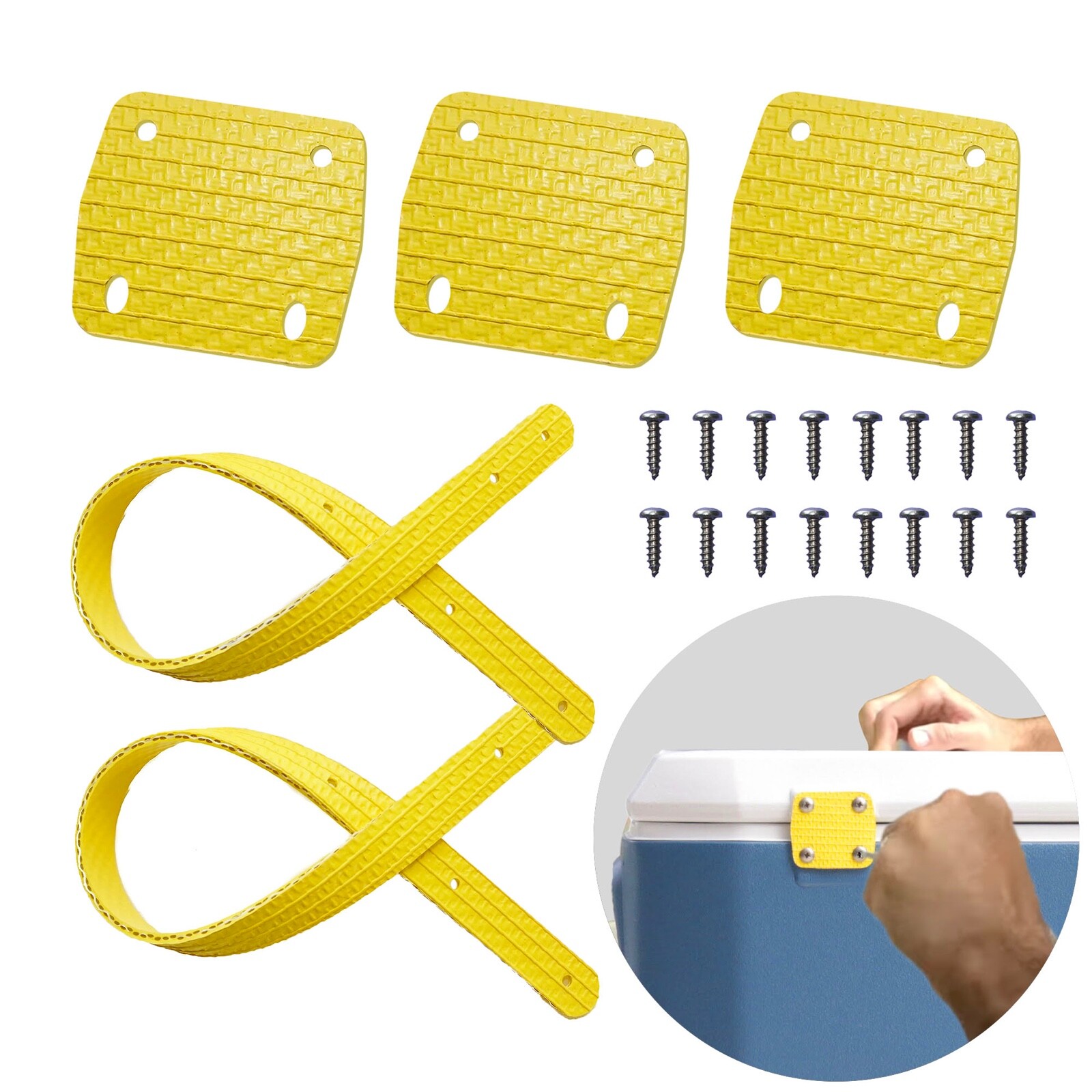 Coleman Cooler Replacement Hinges (2 or 3) & Lid Straps - Repurposed ...