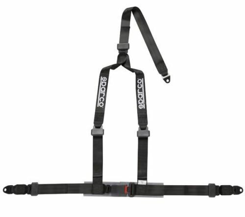 Sparco Racing Street 3 Point Bolt-In 2" Seat Belt Harness (Black) | eBay