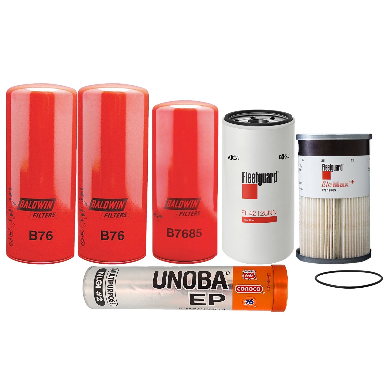 VOLVO OIL CHANGE KIT, B76, B7685, FF42128NN FS19765, FREE GREASE | eBay