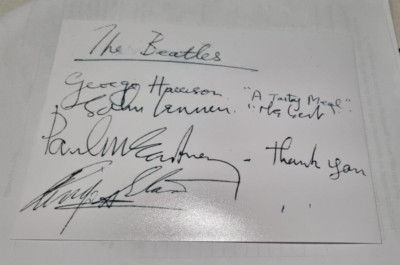 The Beatles Signatures 1964 - 8"x6" photo | eBay