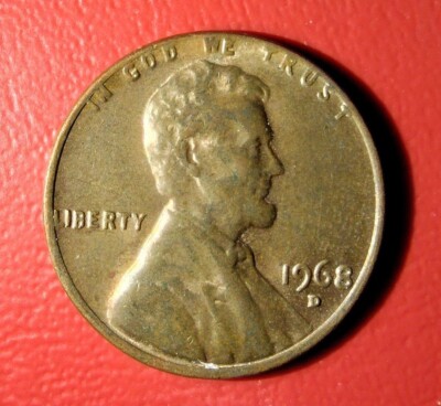 1968 D Lincoln Penny with "L" in Liberty on Edge, Rare, Collectible | eBay