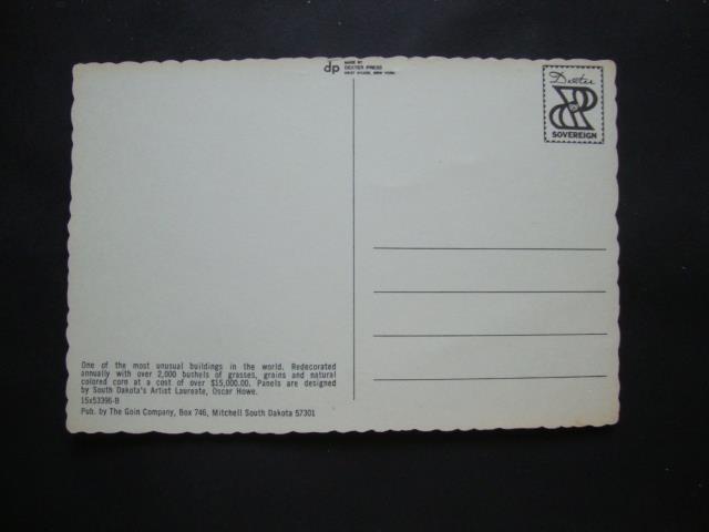 Railfans2 727) Postcard, Mitchell South Dakota, 1961 World's Only Corn Palace | eBay