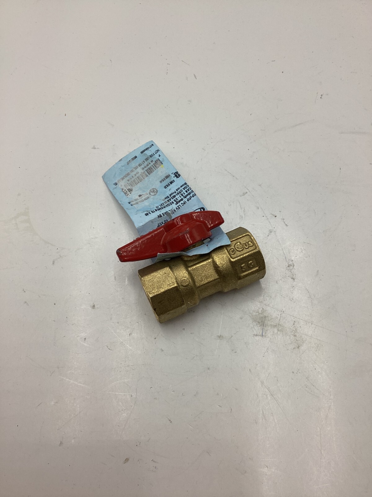 Proflo One Piece Lever Handle GAS Ball Valve 1/2" x 1/2" FIP x FIP ...