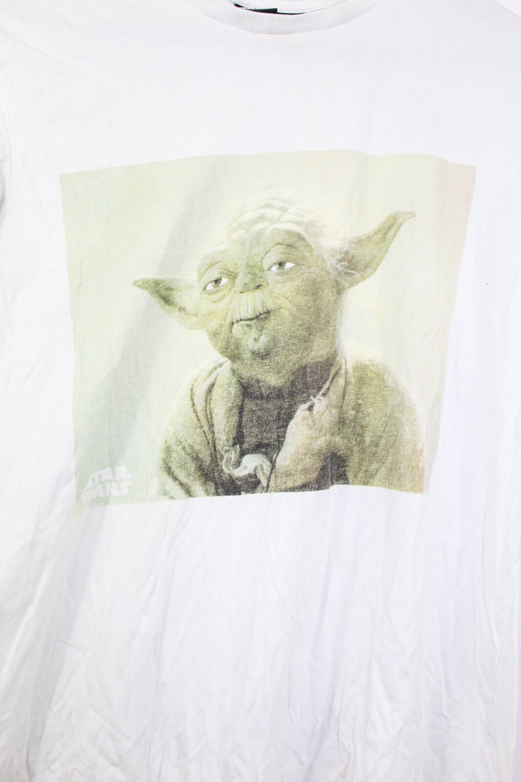 Star Wars Boys White 'Yoda' Short Sleeve Casual T-Shirt Size S Small ...
