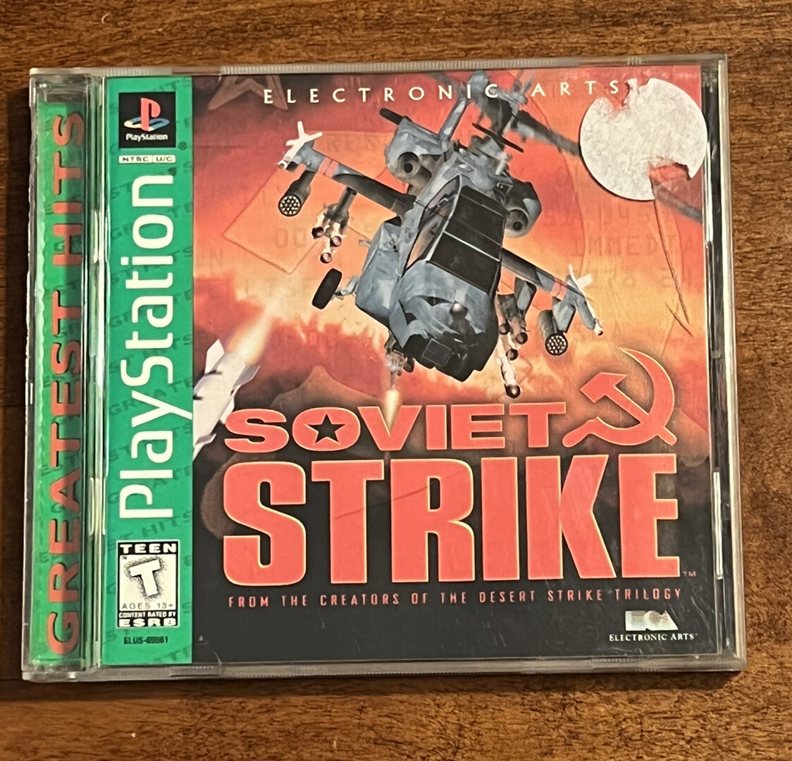 Soviet Strike (Sony PlayStation 1, 1996) PS1 Complete CIB Tested ...