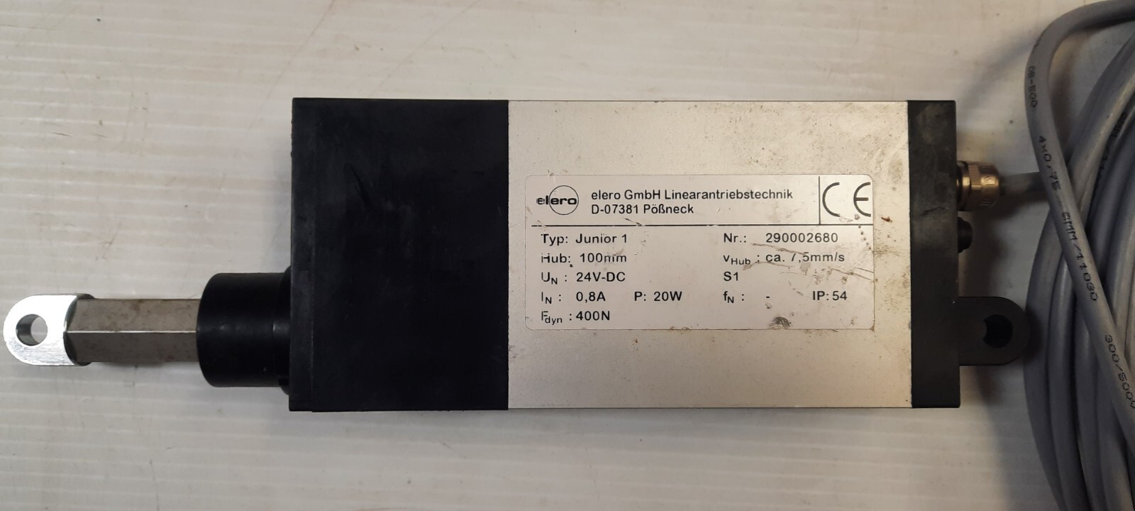 elero D-07381 Actuator | eBay