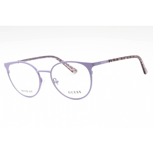 Guess Women's Eyeglasses Matte Violet Metal Full Rim Round Frame GU2913 ...