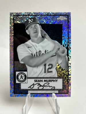 ⚾️2021 Topps Chrome Platinum Black & White Mini-Diamonds Sean Murphy ...
