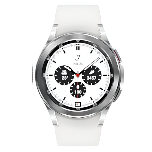 Samsung Galaxy Watch4 Classic 42mm SM-R885 4G LTE Smartwatch SS Silver ...