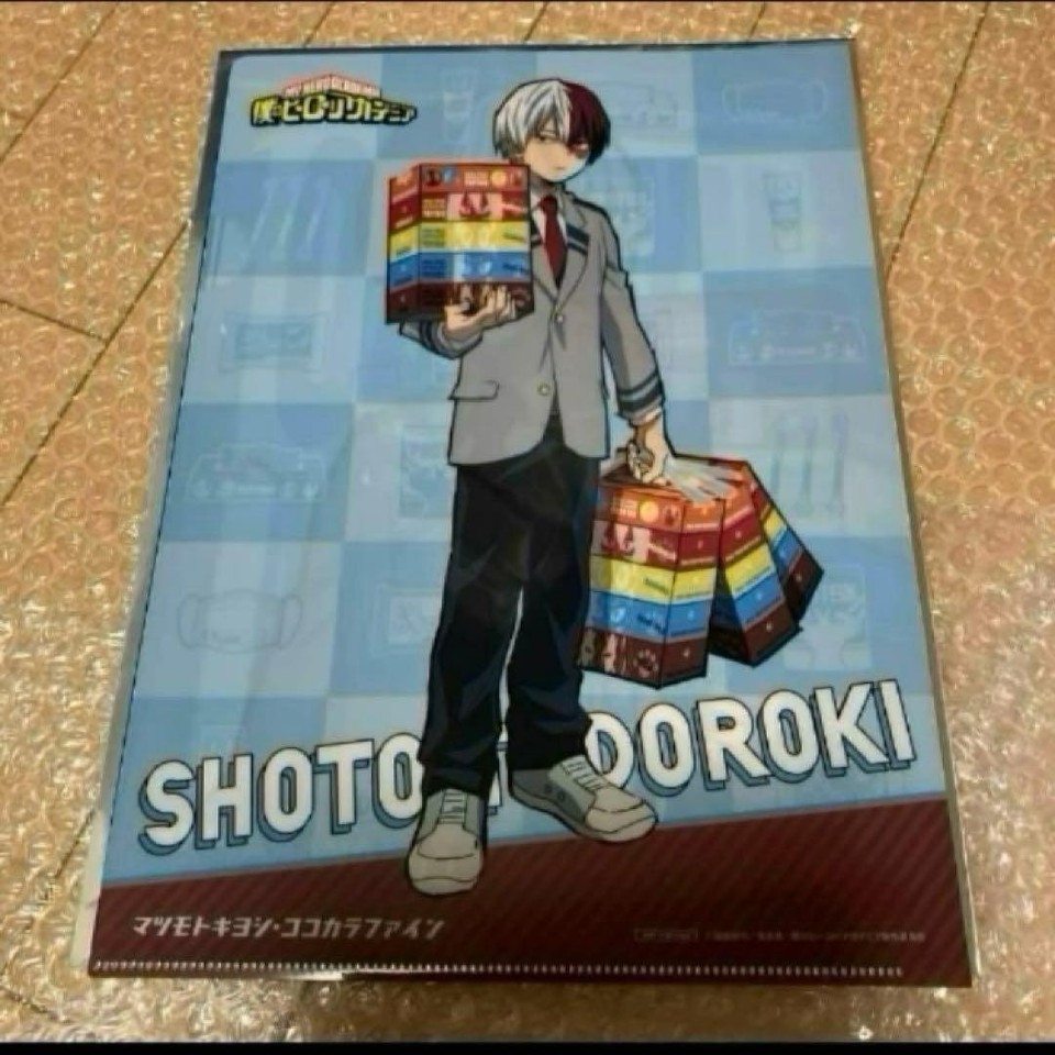 My Hero Academia Shoto Todoroki A4 Clear File Folder New Bonus Item ...
