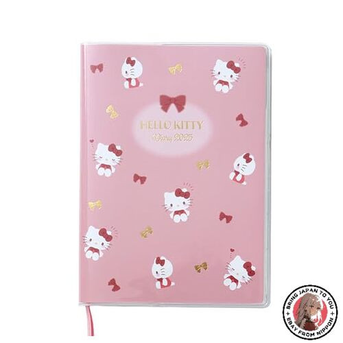 NOUVEAU agenda Sanrio 454796 B6 (type à grande règle) Hello Kitty 2025 ...