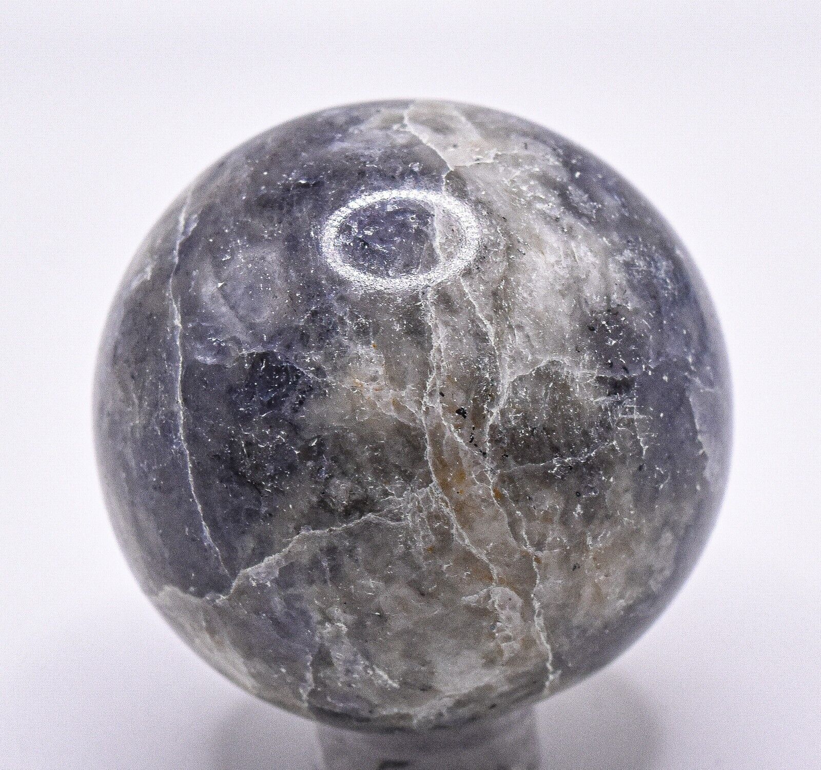 43mm 115g Iolite Sphere Polished Natural Cordierite Dichroite Mineral ...