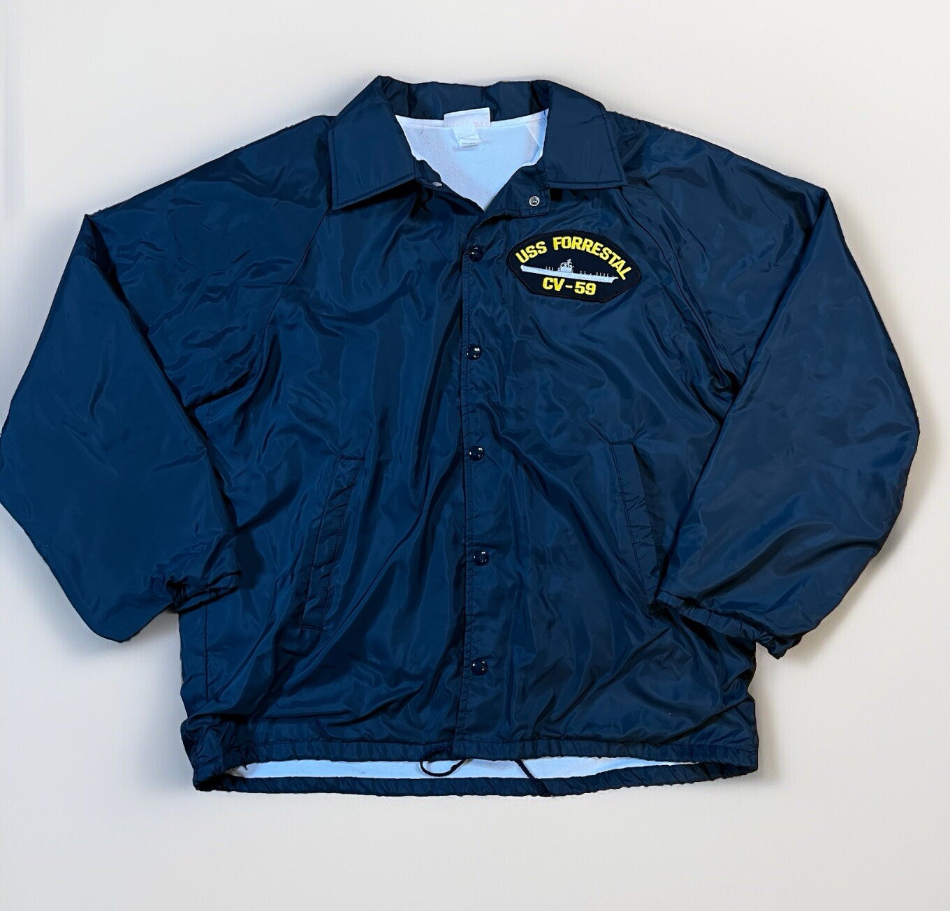 Vintage Rare Logo USS FORRESTAL CV-59 Aircraft Carri… - Gem