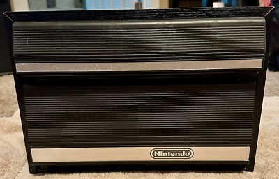 Nintendo NES 2-Drawer 28 Game, 2 Controllers & Zapper Wood Storage ...
