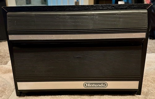 Nintendo NES 2-Drawer 28 Game, 2 Controllers & Zapper Wood Storage ...