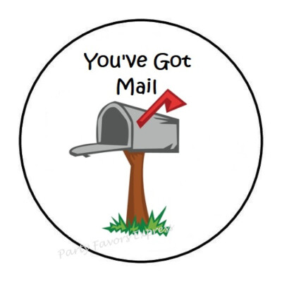 YOU'VE GOT MAIL ENVELOPE SEALS LABELS STICKERS PARTY FAVORS | eBay