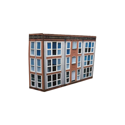 N Gauge Buildings Low Relief Residential Building 1/148 Scale model R50 ...