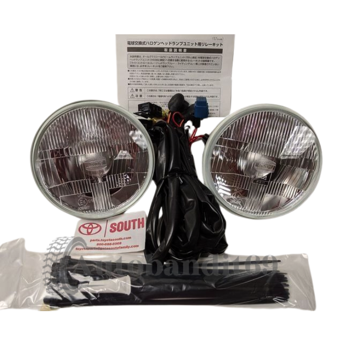 HALOGEN HEADLIGHT KIT GENUINE TOYOTA LAND CRUISER FJ40 FJ43 FJ45 FJ55 ...