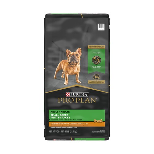 Purina Pro Plan Small Breed Dog Food With Probiotics for Dogs, Shredded ...
