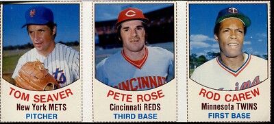 1977 Hostess UNCUT Cards Seaver/Rose/Carew #7-9 | eBay