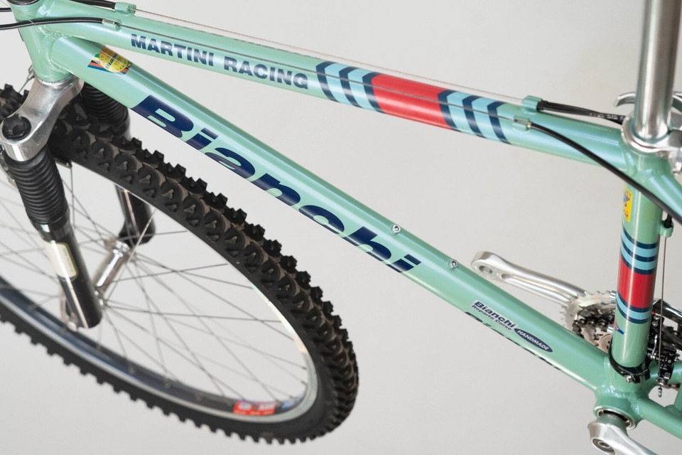 NOS BIANCHI MARTINI RACING 8 SPEED MTB ALLOY 7000 VINTAGE OLD 26" ROCK ...