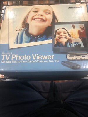 Microsoft TV Photo Viewer with Remote & CD -View Digital Photos Sealed ...