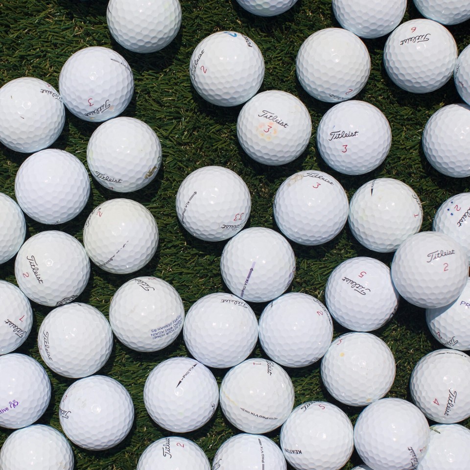24 Titleist Pro V1x Used Golf Balls 3A / AAA Quality - FREE SHIPPING ...