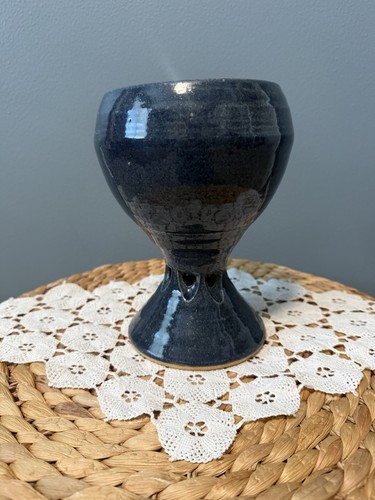 Studio Pottery Pedestal Vessel – Signed 1985 – Great Western Pottery ...