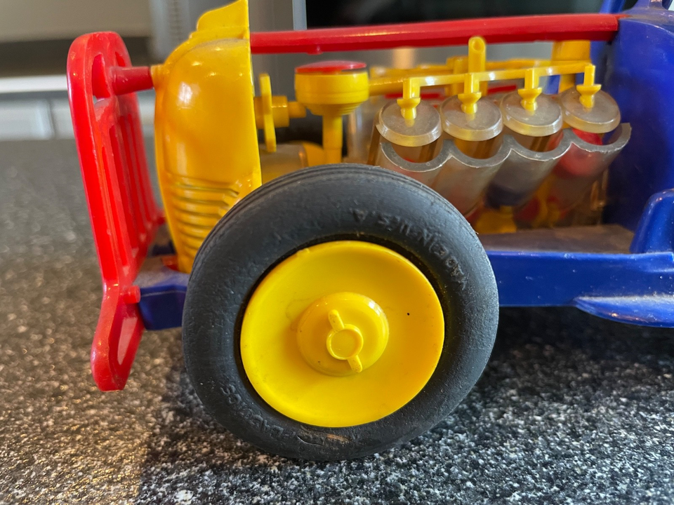 Large Vintage NOSCO HOT ROD RACE CAR WITH VISIBLE ENGINE | eBay