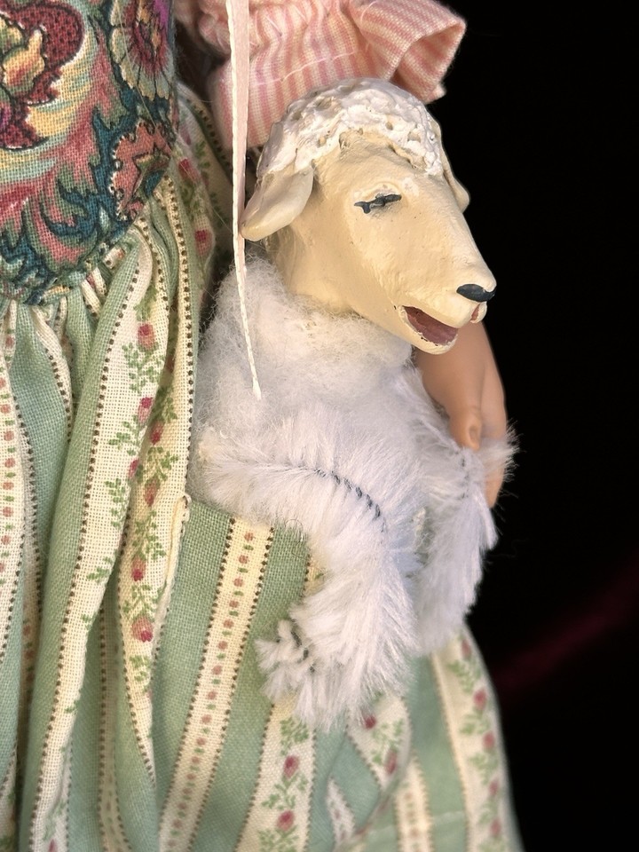 Collectible 11.5” BJD Vinyl Doll Mary Had A Little Lamb By Helen Kish ...