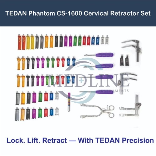 TEDAN Phantom CS-1600 Cervical Retractor Set /Spine Surgery Instruments ...