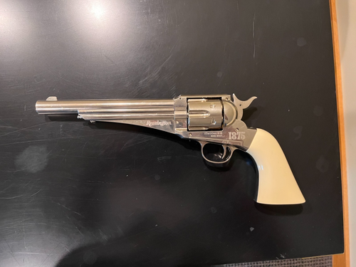Crosman Remington 1875 .177 CO2 Air Revolver - USED NO BOX 28478150171 ...