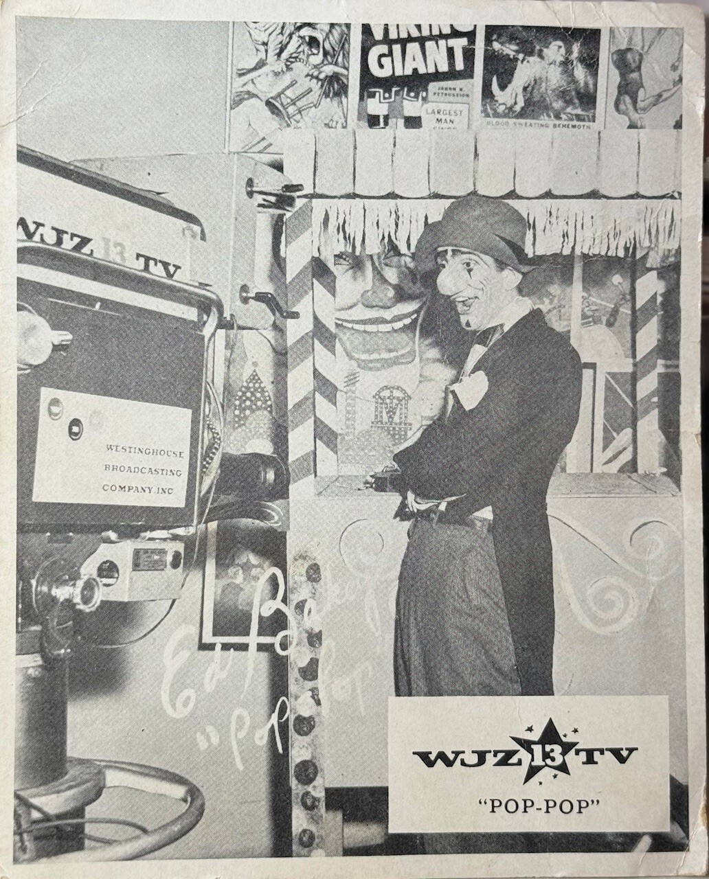 vintage (c.1957) Ed Bakey "Pop Pop" WJZ-TV promotion photo | eBay