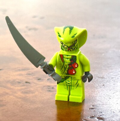 Lego Ninja Ninjago Minifig Minifigure Villain Lasha Green snake ...
