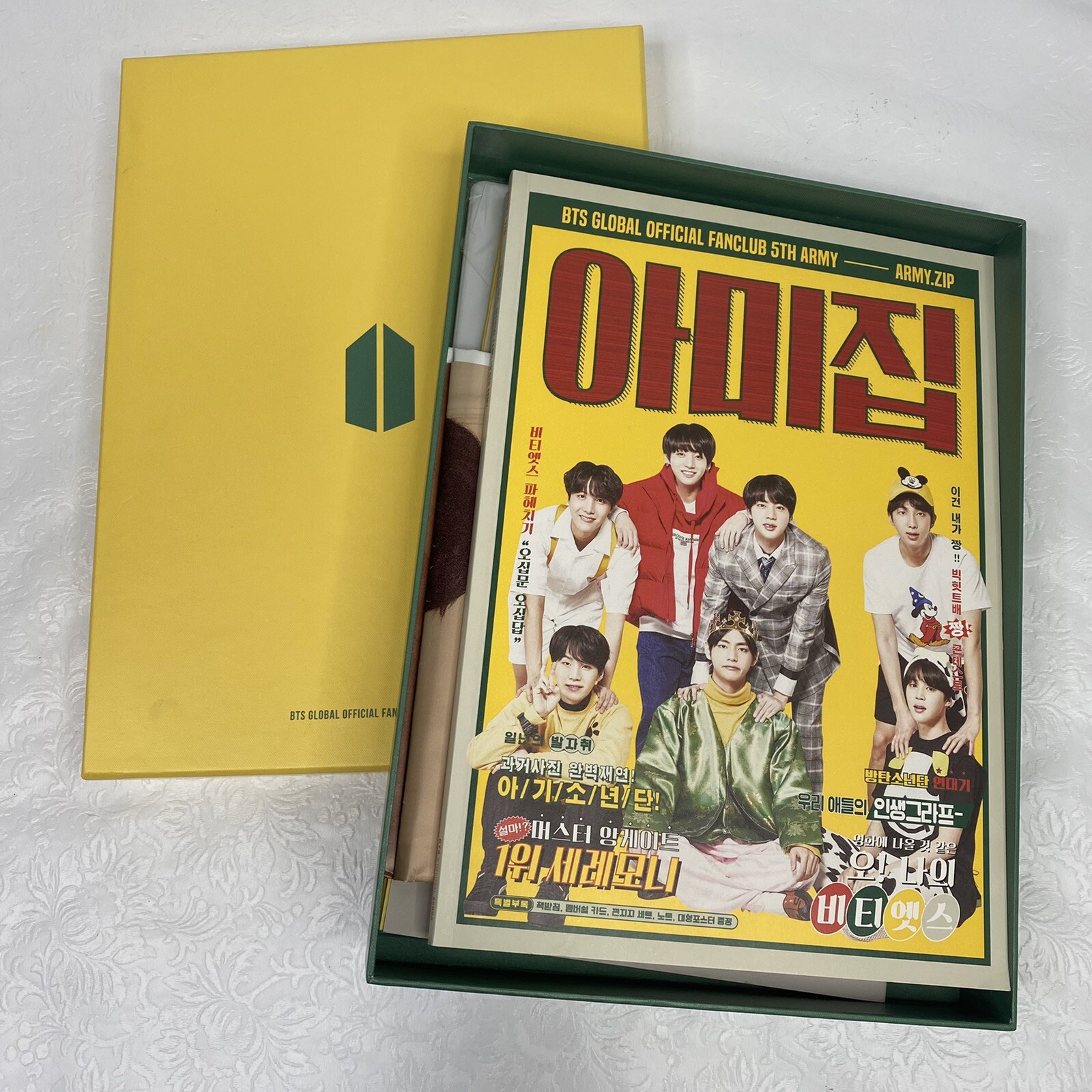 BTS Global Official Fanclub 5th Army Membership Kit INCOMPLETE Posters ...