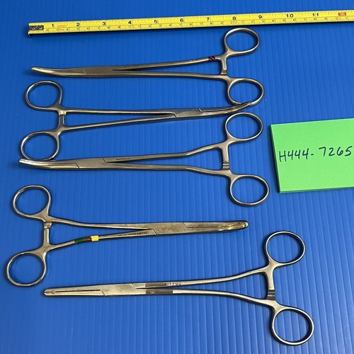 Codman Pilling Spectrum Heaney Hysterectomy Forceps Single Tooth lot of 5 OB/GYN | eBay