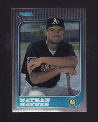 1997 Bowman Chrome Nathan Haynes Rookie #288 Oakland Athletics | eBay