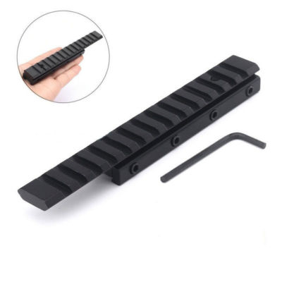 Extended Flat Scope Mount Base Riser 20mm Picatinny Rail Mount 155mm ...