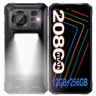 HOTWAV W11 Rugged Smartphone 20800mAh 12GB+256GB 64MP Dual SIM 4G Cell ...