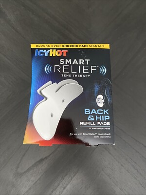 Icy Hot Smart Relief Tens Therapy Back & Hip 4 Pads In 2 PAC | eBay